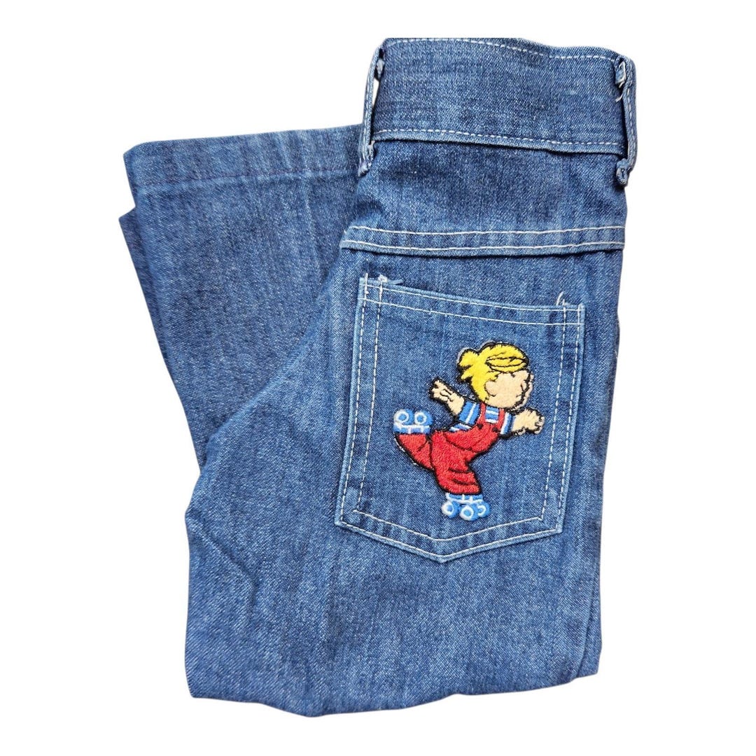 Vintage Sears Dennis the Menace 2T Jeans Denim 1980s - Etsy