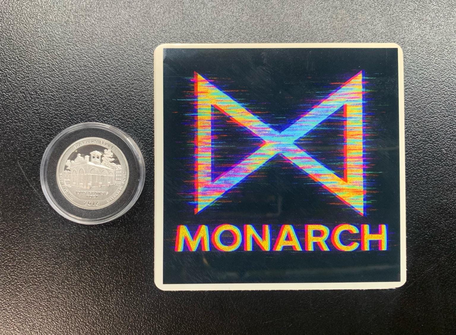 MONARCH Sticker – Monsterverse Glitch Logo | Godzilla & Kong Inspired ...