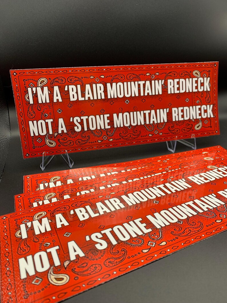 Blair Mountain Redneck Bumper Sticker: Appalachian Union Pride - Etsy