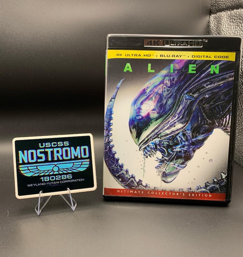 USCSS Nostromo Sticker Alien Movie Weyland-yutani Corp Sci-fi Decal ...
