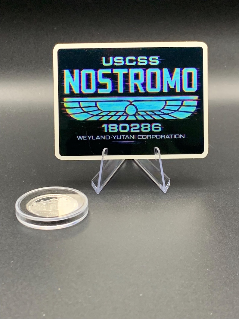 USCSS Nostromo Sticker Alien Movie Weyland-yutani Corp Sci-fi Decal ...