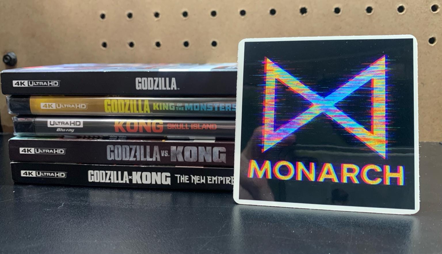 MONARCH Sticker – Monsterverse Glitch Logo | Godzilla & Kong Inspired ...