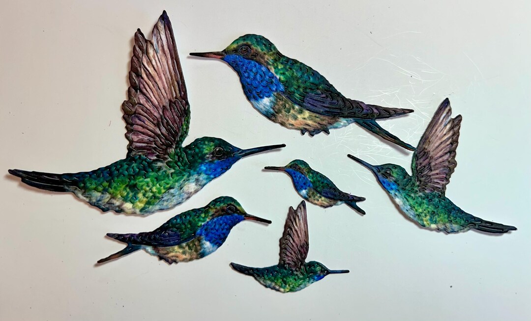 18 Hummingbirds Die Cut, Card Supplies, Scrapbooking, Paper Crafting ...