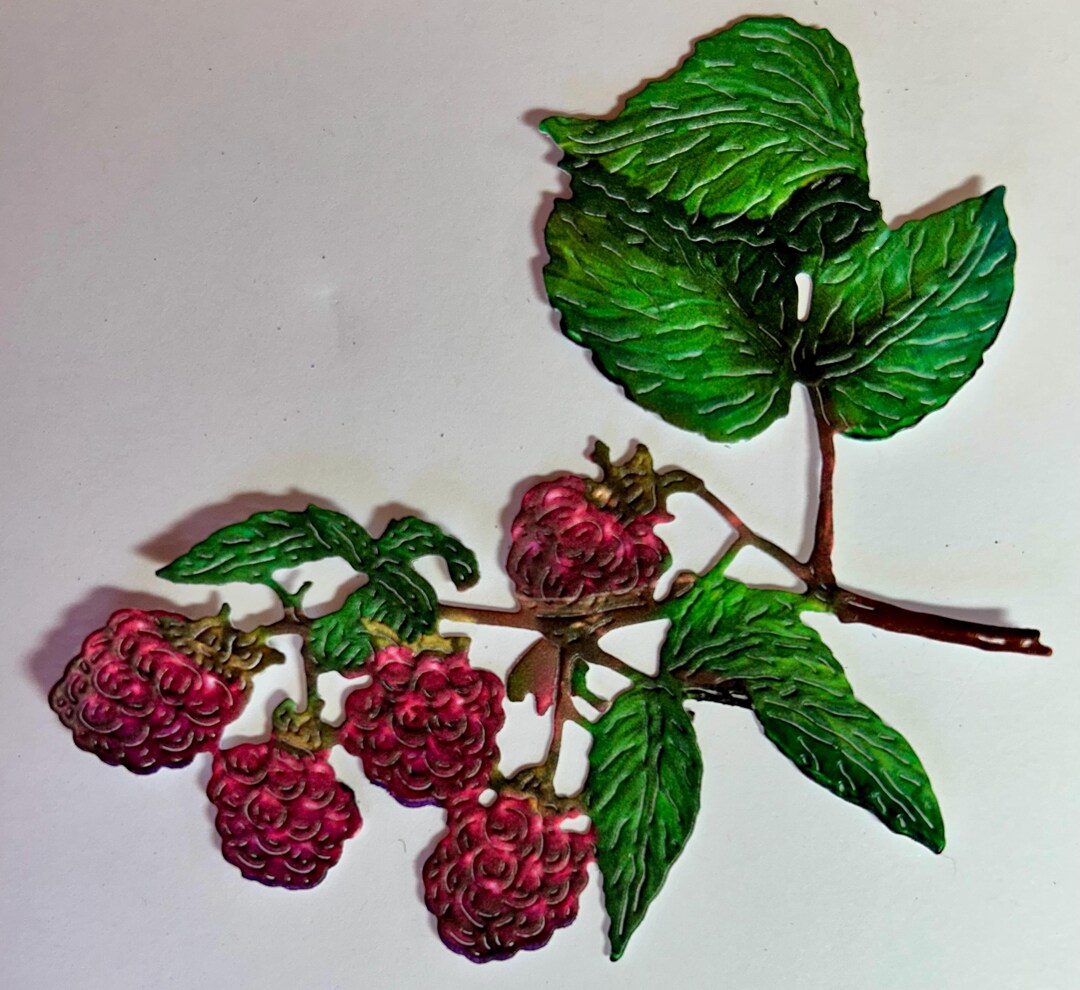 4 Berry Paper Die Cut, Card Supplies, Scrapbooking, Paper Crafting ...