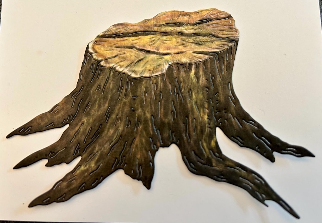 9 Tree Stumps Paper Die Cut, Card Supplies, Scrapbooking, Paper ...