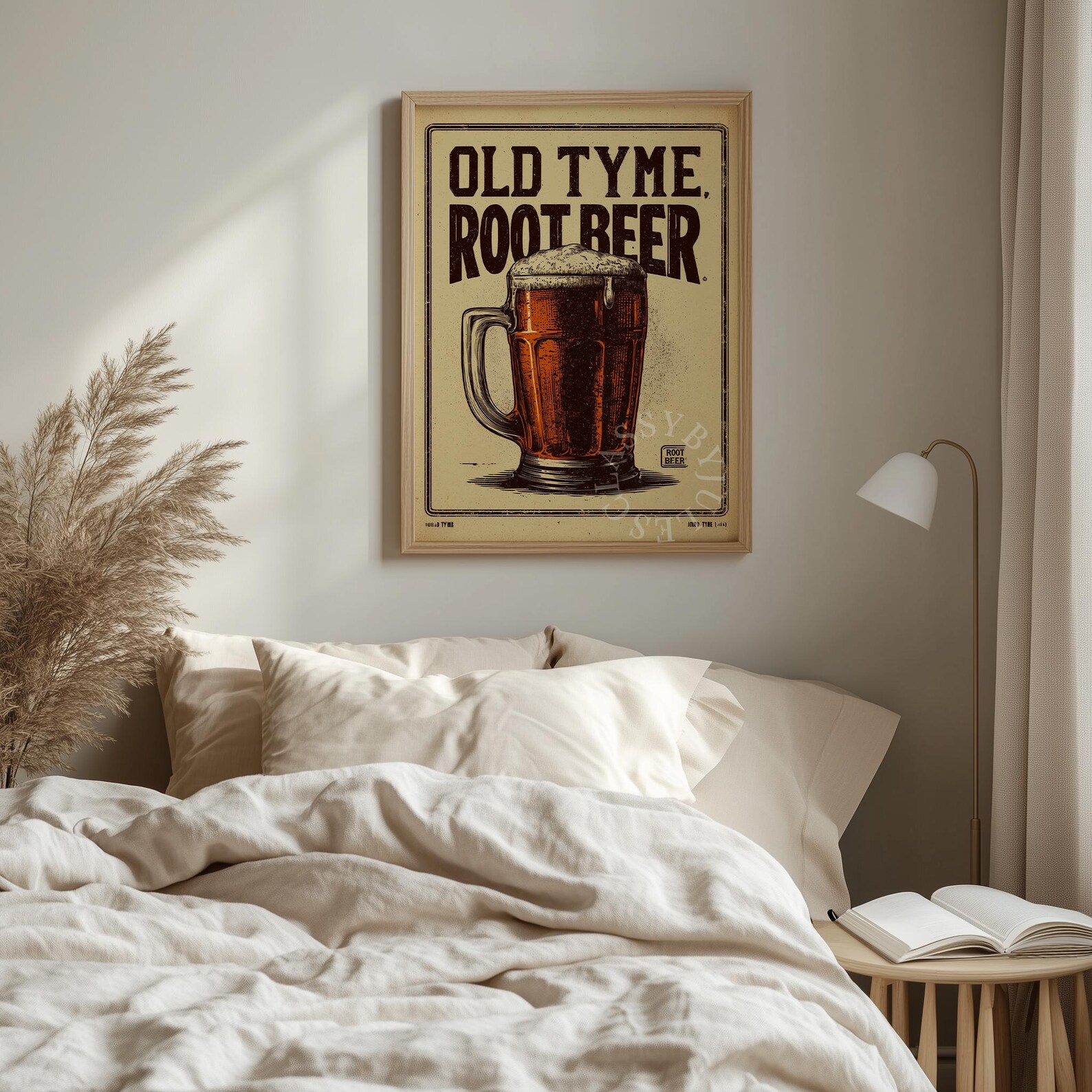 Vintage Root Beer Mug Wall Art - Retro Soda Shop Print, Classic Diner ...