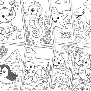 Animal Coloring Pages for Kids | PDF Download | Printable Animal ...