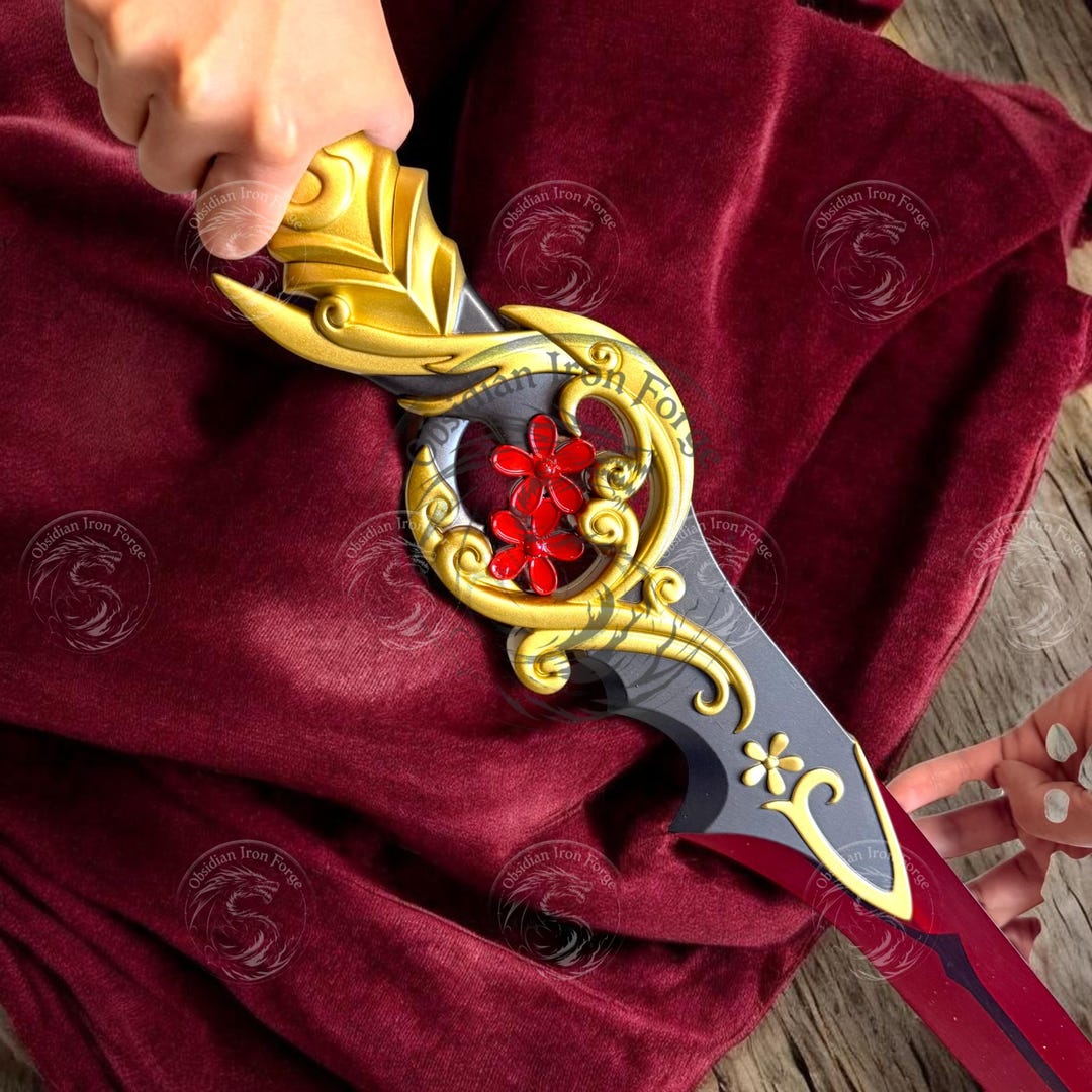 Solo Leveling ARISE Demonic Plum Flower Sword Replica – Anime Cosplay ...
