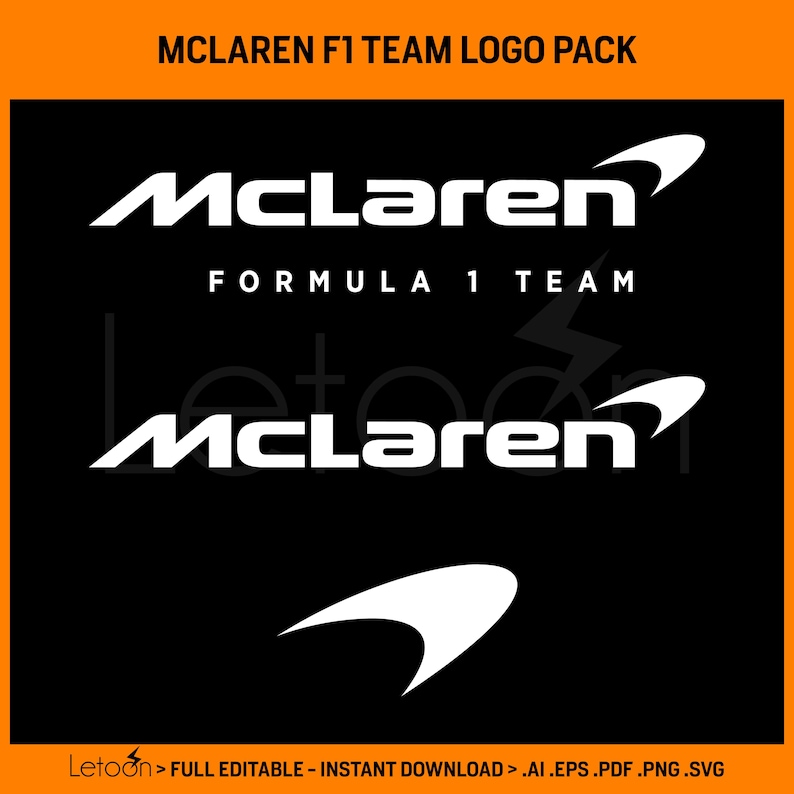 Formula 1 - Mclaren F1 Team Logo Pack - HQ Vector Files - Lando Norris ...