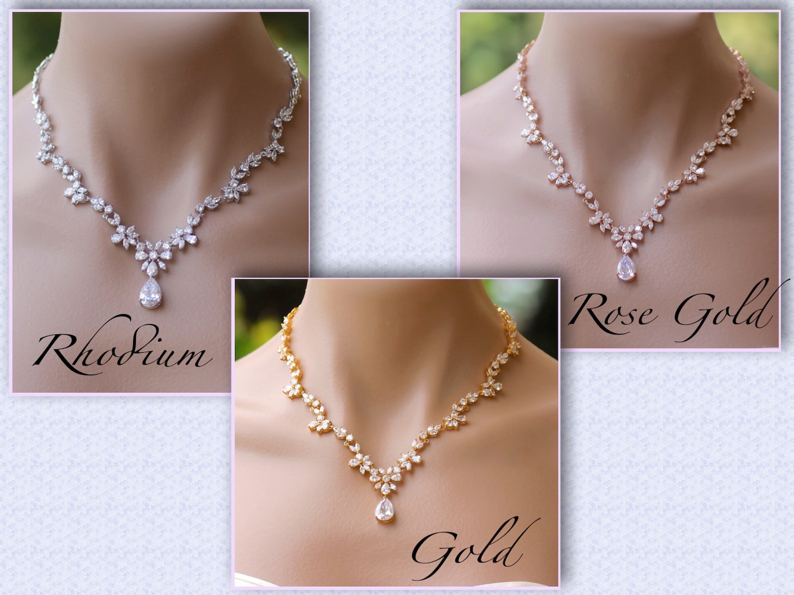 Gold Bridal Necklace Crystal Bridal Jewelry Gold Wedding - Etsy