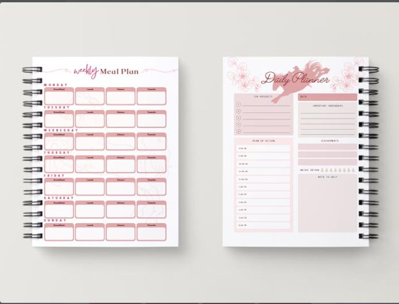 2025 Pink Calendar Cowgirl Planner Daily Planner New Calendar Year Dorm ...