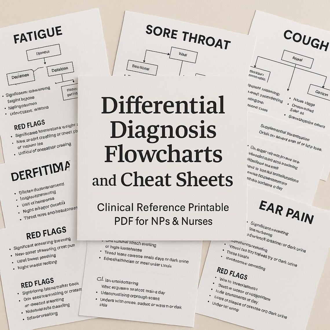 NP Differential Diagnosis Toolkit | Cheat Sheets + Flowcharts ...