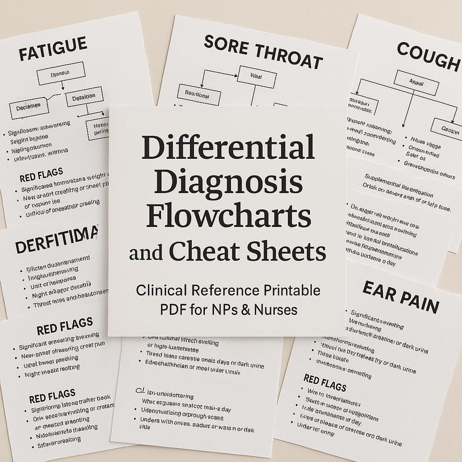 NP Differential Diagnosis Toolkit | Cheat Sheets + Flowcharts ...