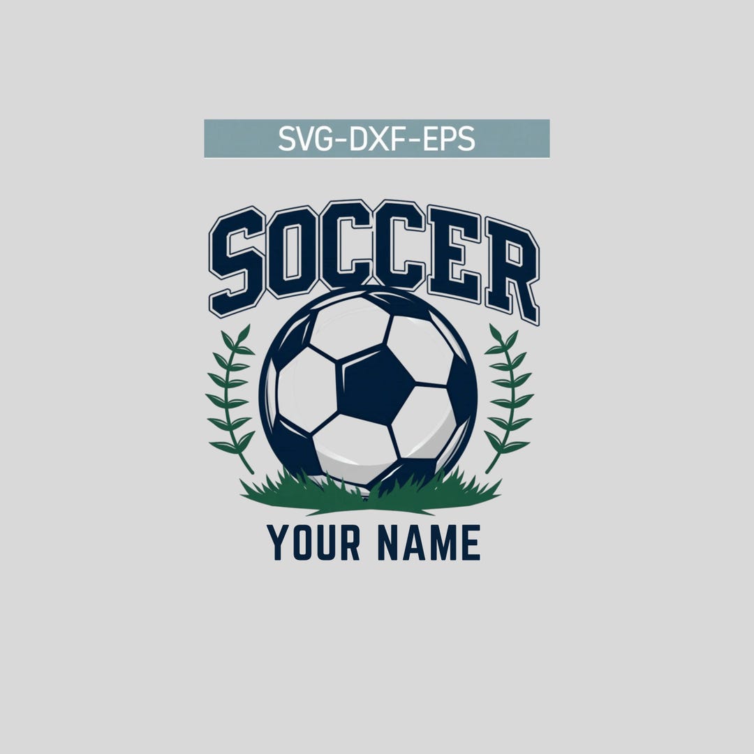 Custom Soccer Logo SVG | Personalized Football Shirt Design - Etsy