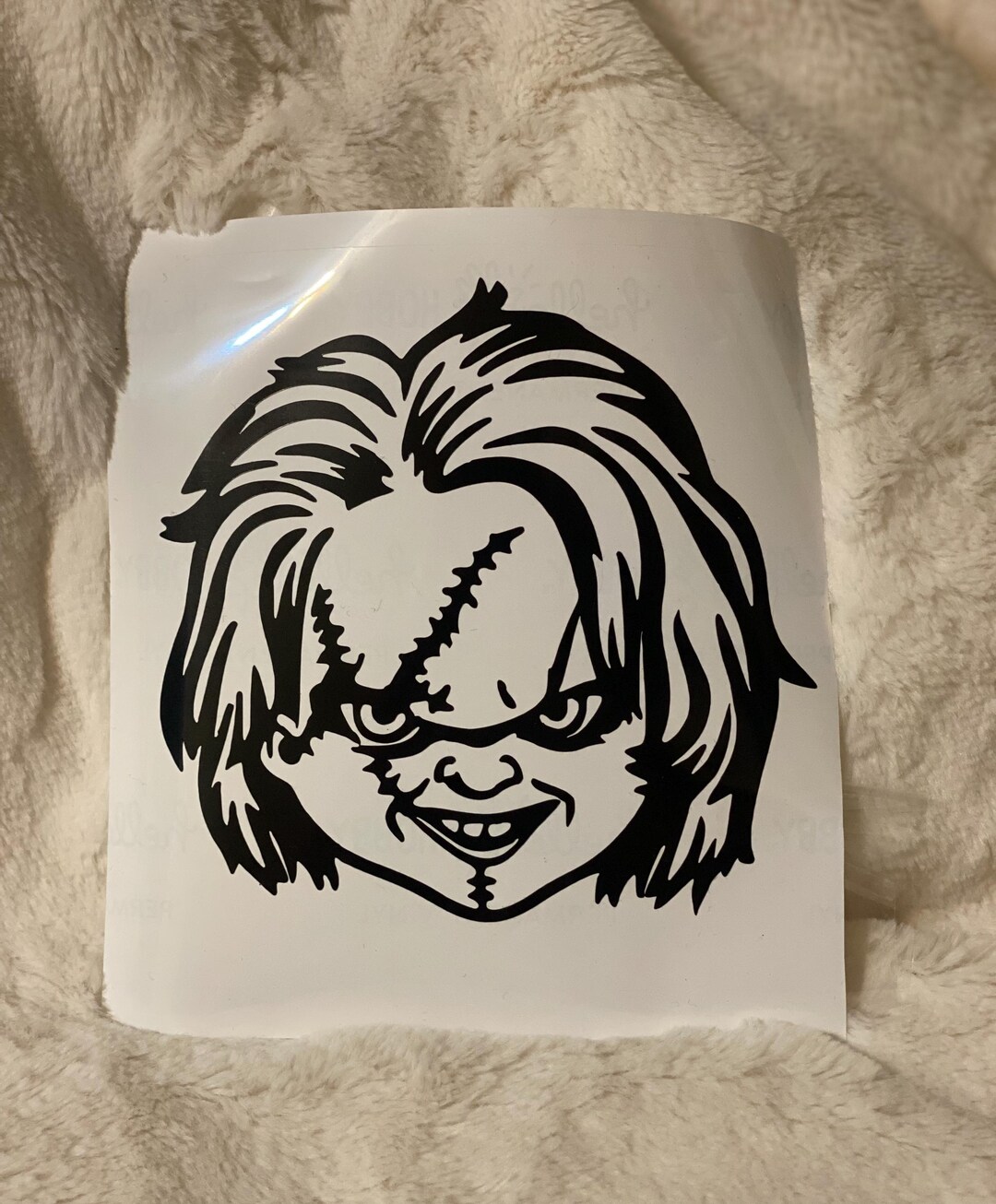 Chucky Waterproof Vinyl Decal, Child's Play Sticker - Etsy