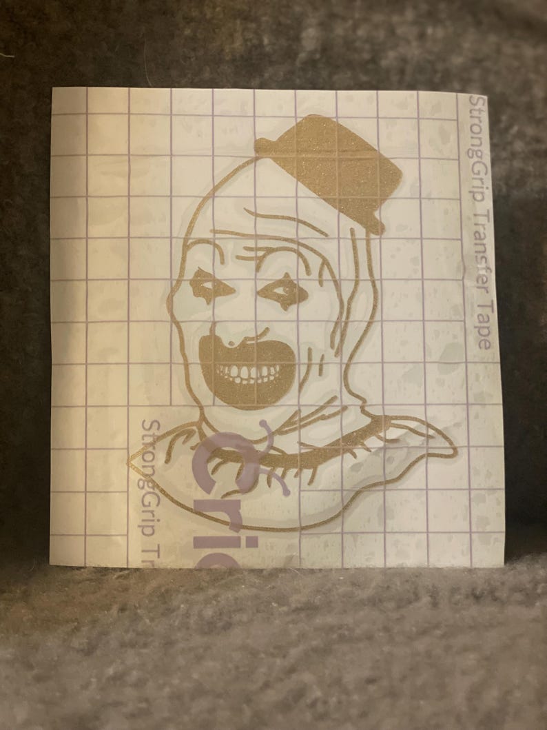 Art the Clown Waterproof Vinyl Decal, Art the Clown Sticker, Terrifier ...