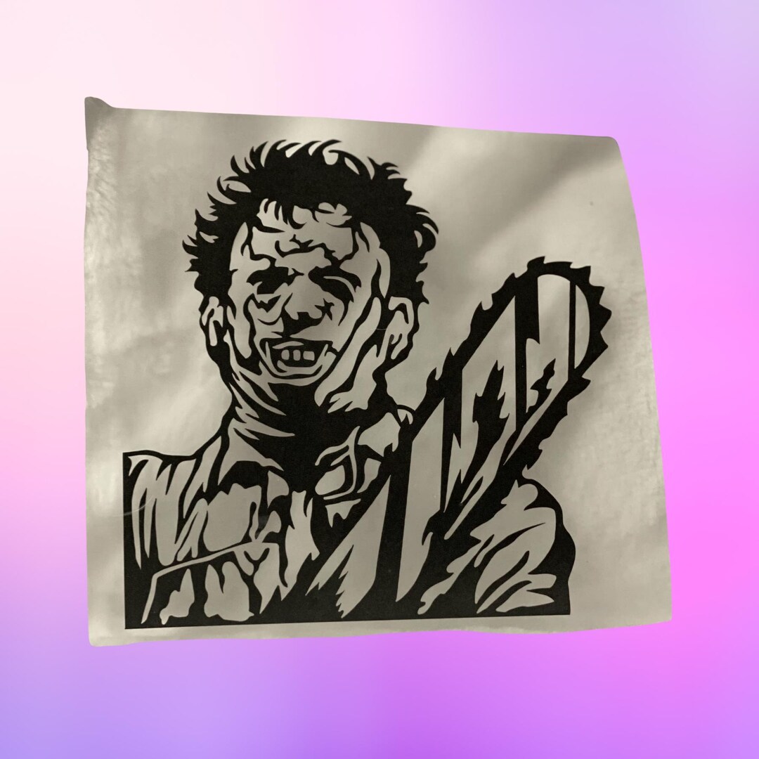 Leatherface Vinyl Decal - Texas Chainsaw Massacre Sticker - Etsy