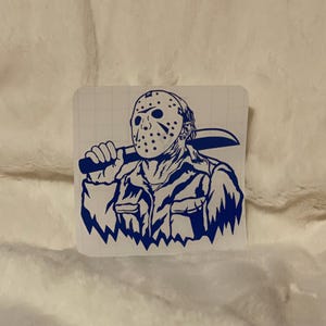 5" Jason Voorhees Vinyl Decal - Etsy