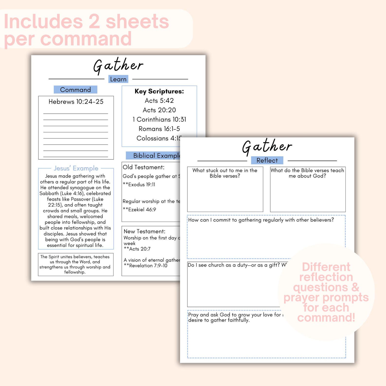 Following Jesus Bible Study, Commands of Jesus, Printable Bible Study ...