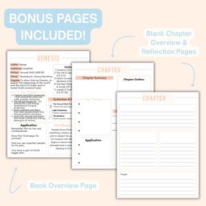 Genesis Bible Study Overview, Genesis Study Guide Journal, Bible ...