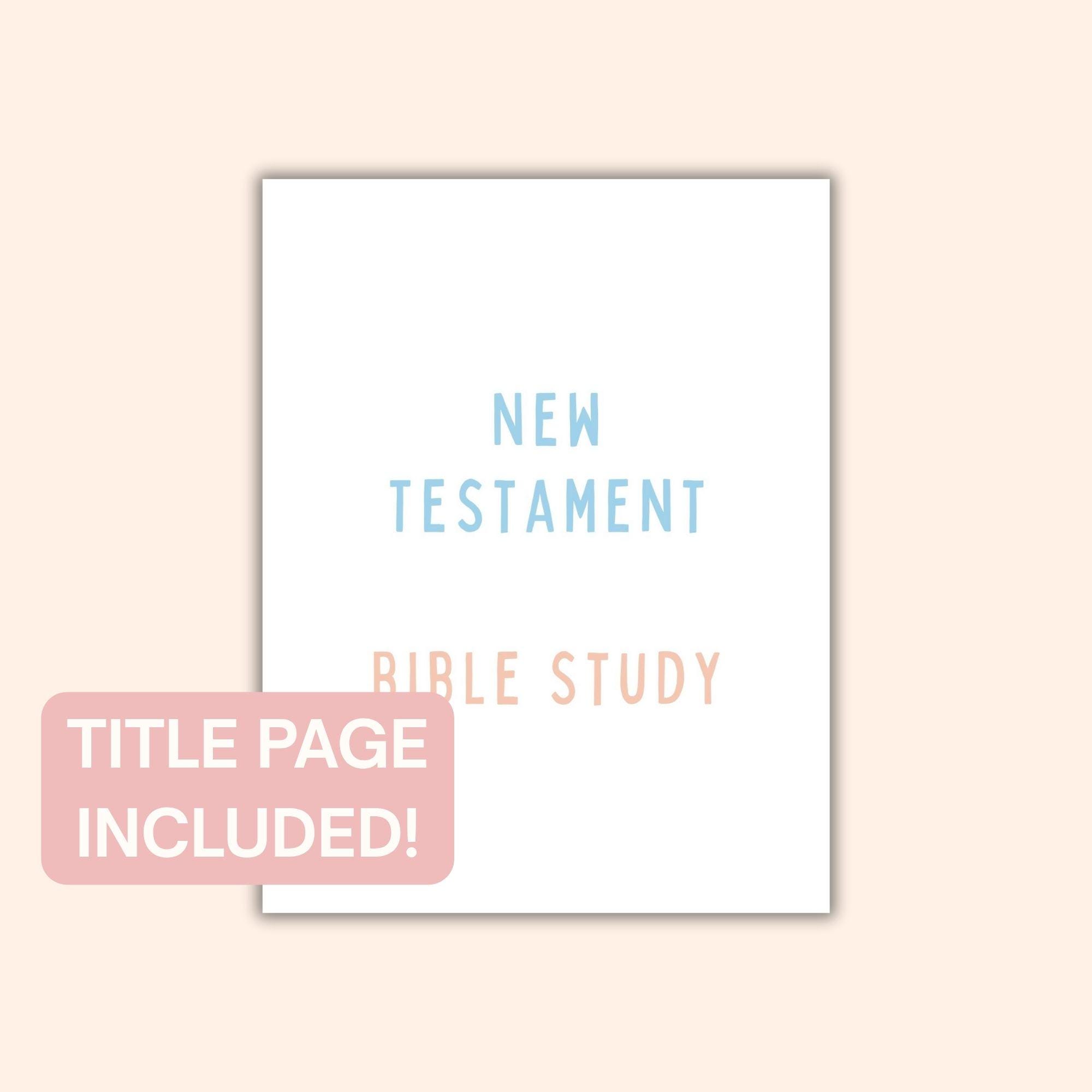 New Testament Overview Simplified, Bible Book Summaries, Books of the ...