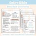 Entire Bible Overview Bible Made Simple Printable Bible Worksheets ...