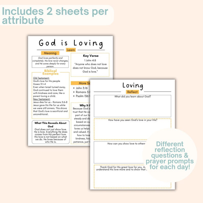 Attributes of God Bible Study for Kids Christian Homeschool ...