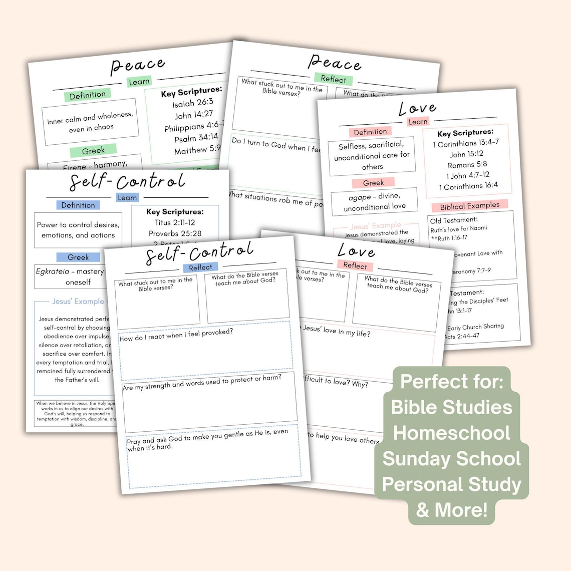 Fruit of the Spirit Bible Study, Printable PDF, Fruit of the Spirit ...