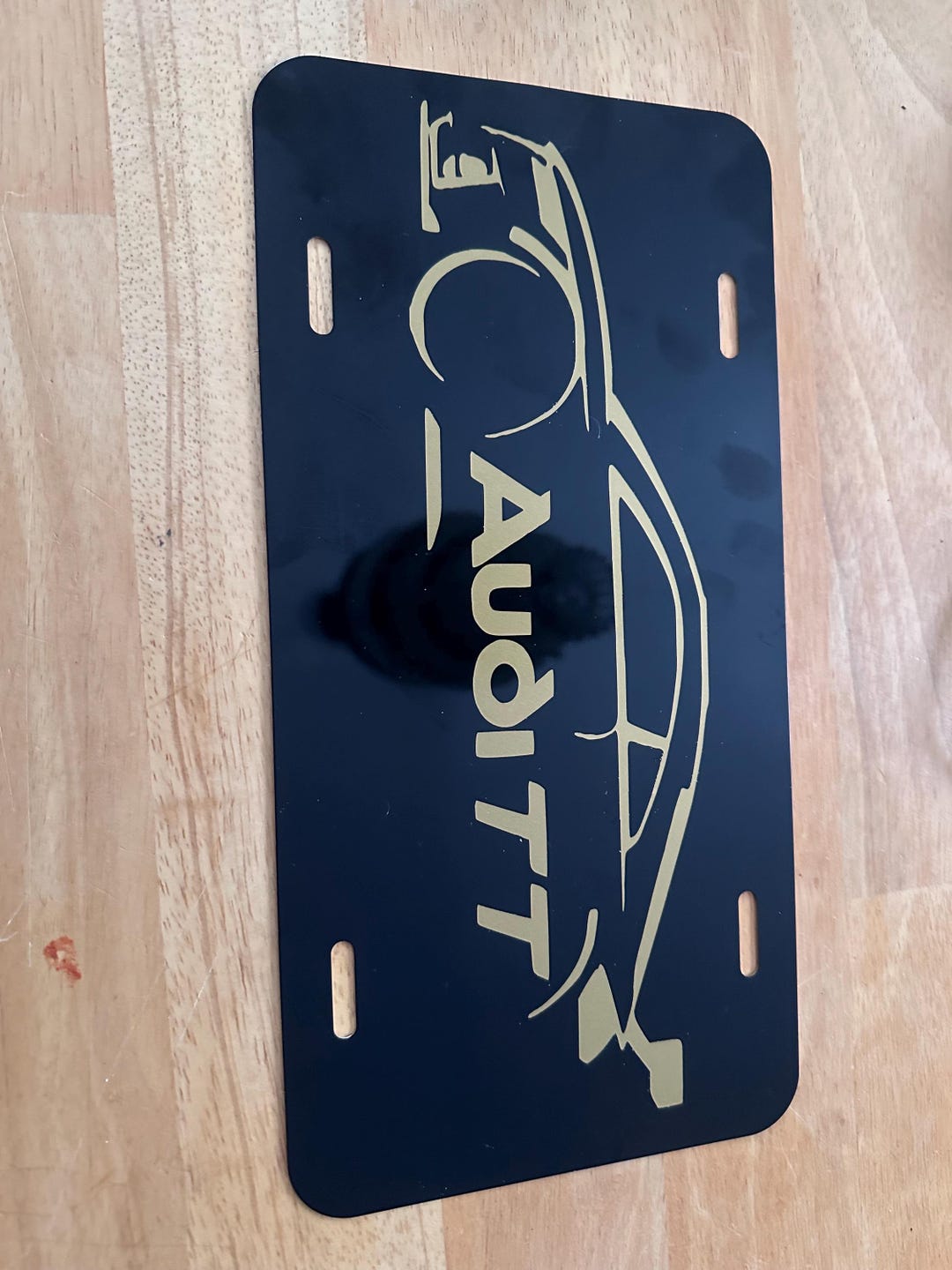 Aluminum Audi TT License Plate - Etsy