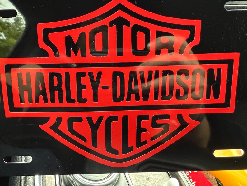 Aluminum Custom Harley Davidson License Plate - Etsy