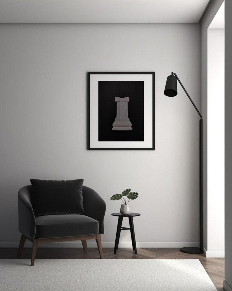 Printable Low-poly Rook Chess Piece | 3D DIY Geometric Papercraft ...