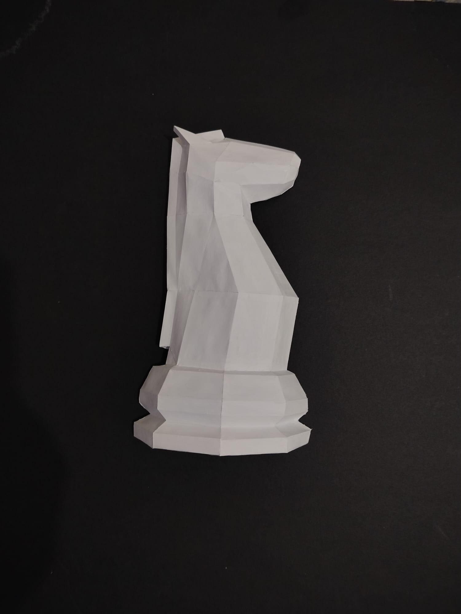 Printable Low-poly Knight Chess Piece | DIY 3D Wall Art | Customizable ...