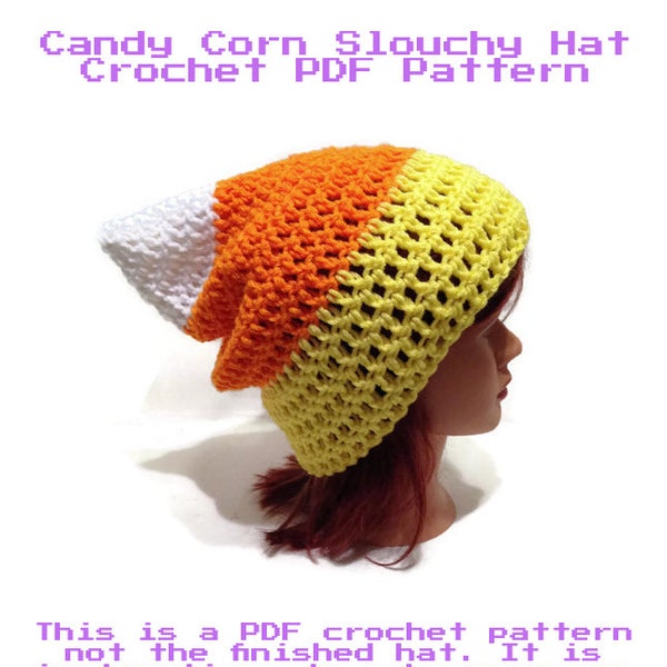 Crochet Candy Corn Costume Pattern - Etsy