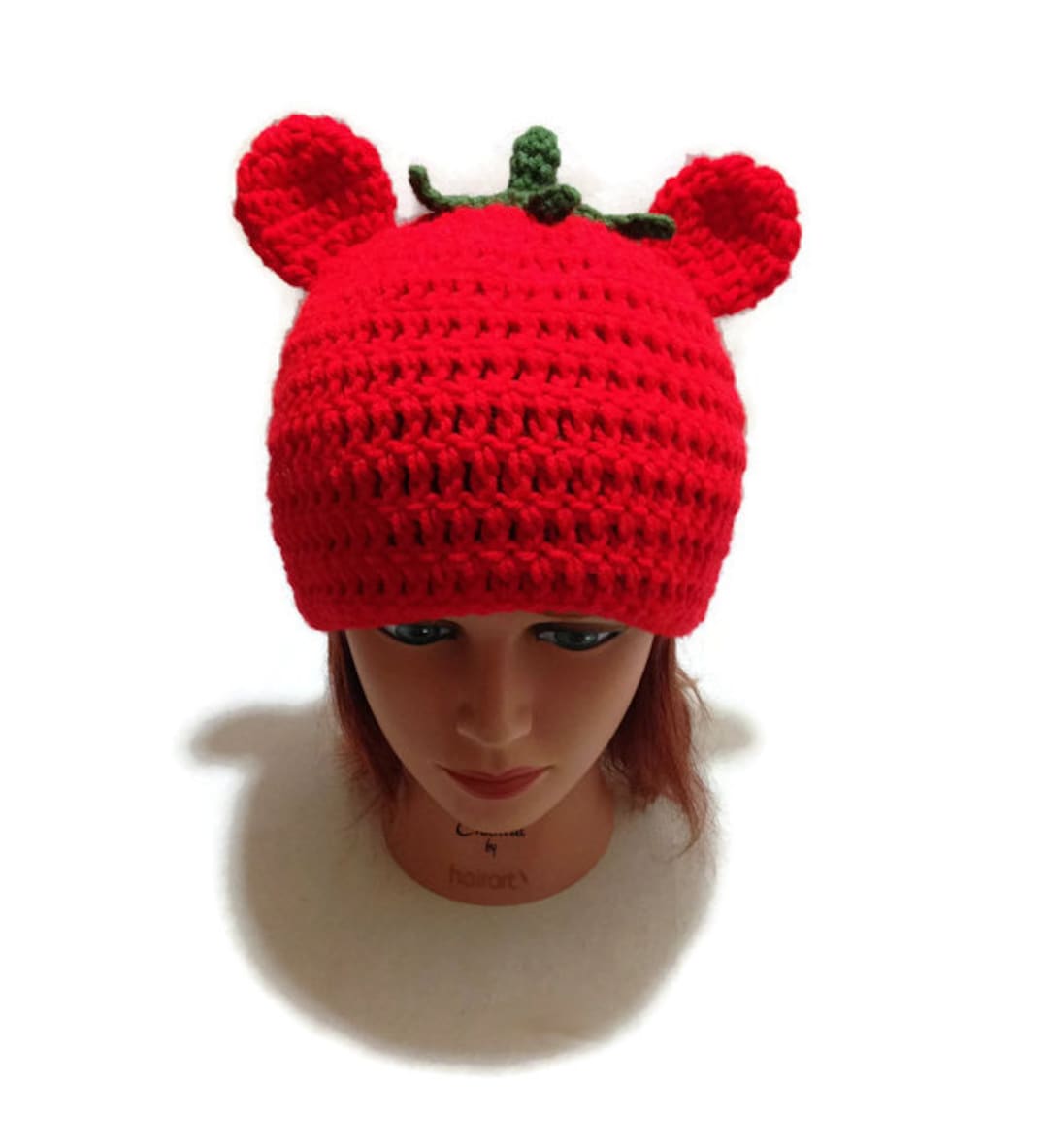 Tomato Bear Hat, Food Hat, Tomato Hat, Bear Hat, Bear Cosplay Hat ...