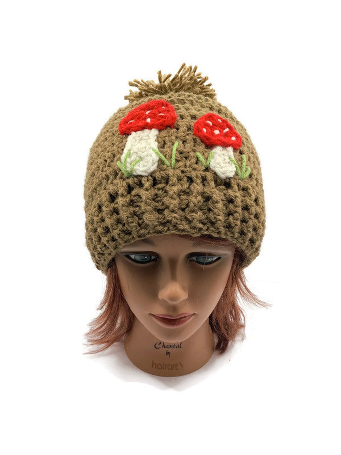 Crochet Mushroom Hat Pattern, Instant Download Pattern, PDF Pattern ...