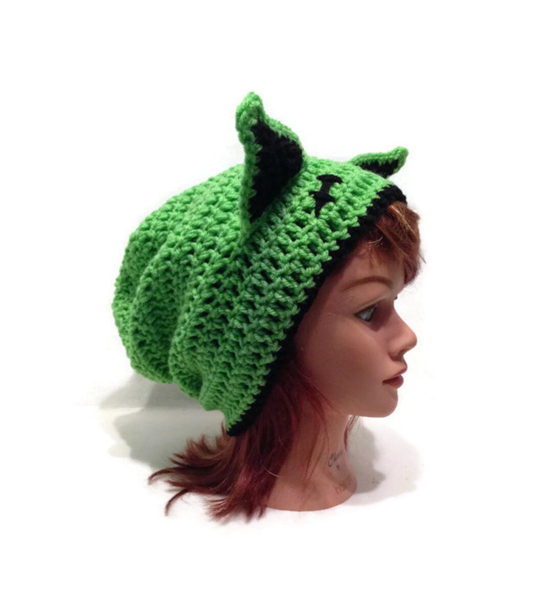 Zombie Cat, Green Cat Hat, Zombie Apocalypse, Cat Ears, Zombie Costume ...