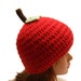Red Apple Hat, Fruit Hat, Kawaii Hat, Novelty Hat, Kids Fruit Hat, Food ...