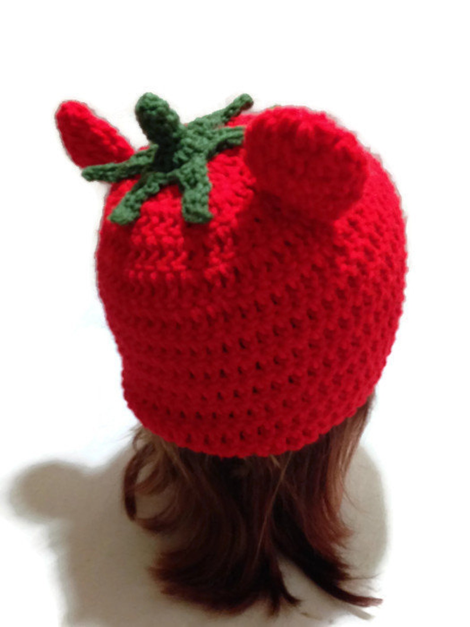 Tomato Bear Hat Food Hat Tomato Hat Bear Hat Bear Cosplay - Etsy