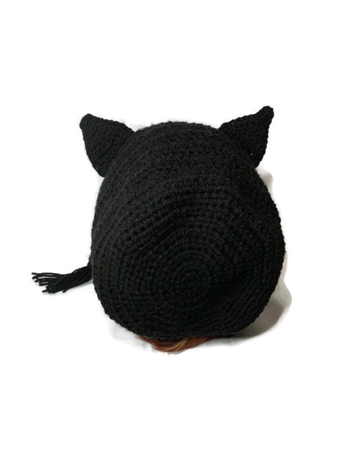Black Cat Hood, Cat Cosplay, Festival Hoods, Crochet Cat Hat, Hat With ...
