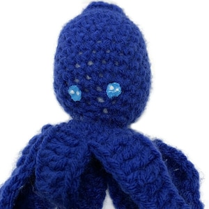 Blueberry Octopus Plush, Crochet Octopus Plushie, Octopus Toy, Octopus ...