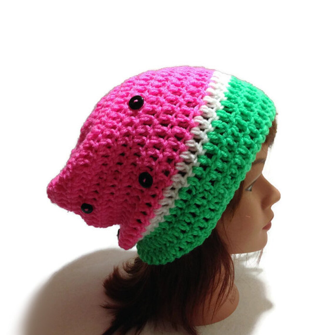 Watermelon Hat Watermelon Slouchy Hat Watermelon Beanie - Etsy