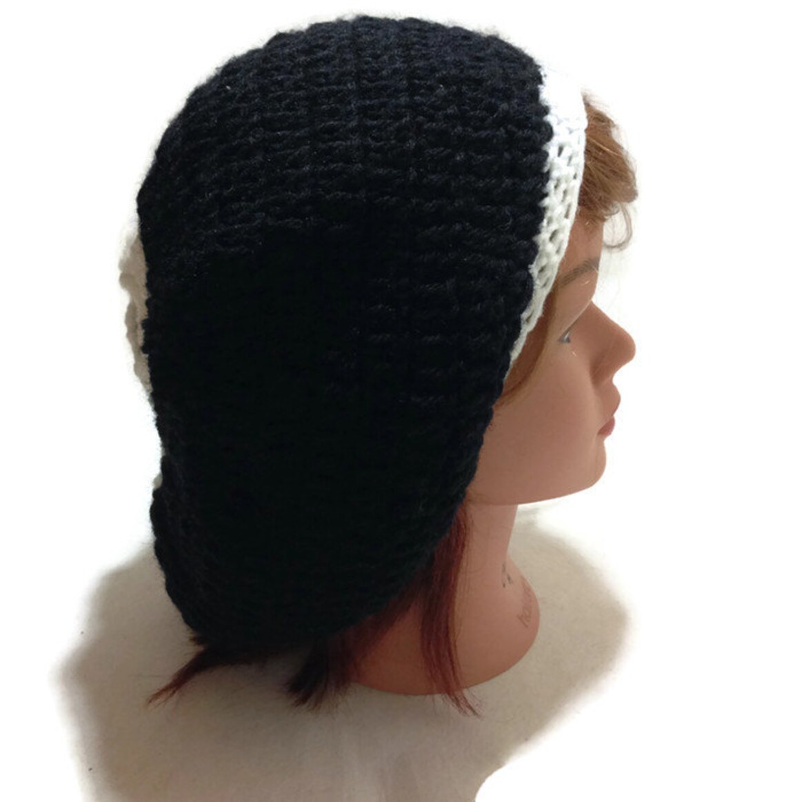 Skull Tam Slouchy Skull Hat Skeleton Beanie Crochet Slouchy Hat Skull ...