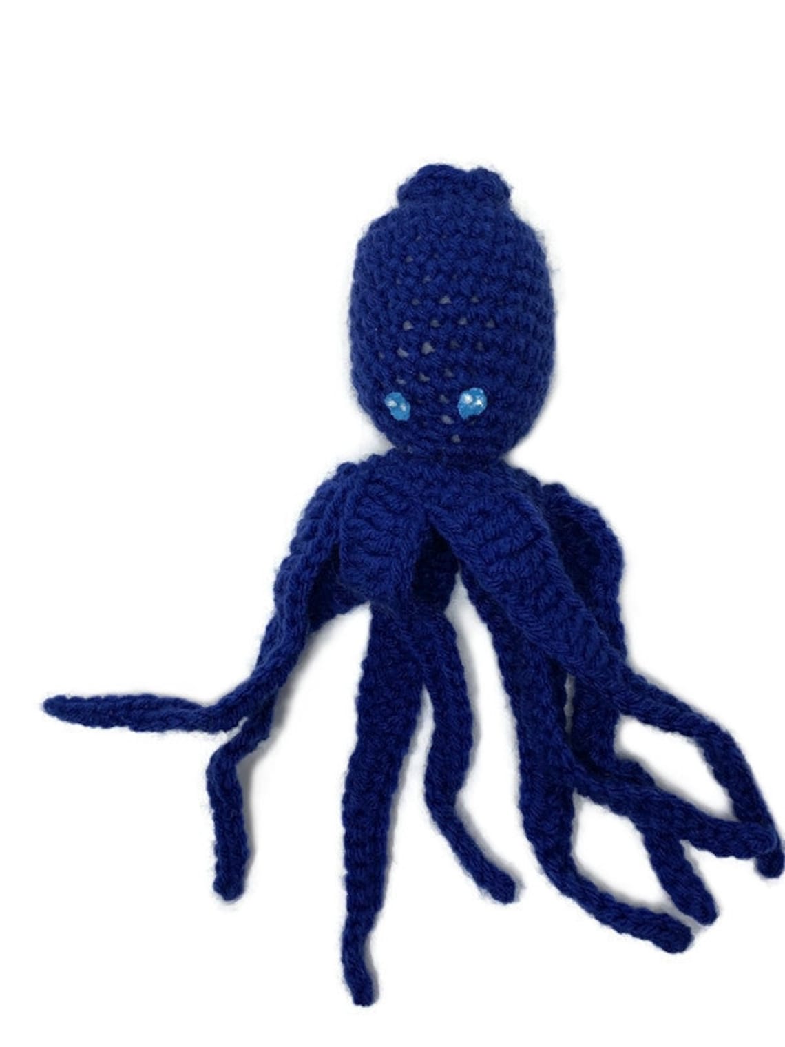 Blueberry Octopus Plush, Crochet Octopus Plushie, Octopus Toy, Octopus ...