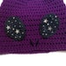 Purple Alien Hat Galaxy Eyes Alien Extraterrestrial Beanie - Etsy