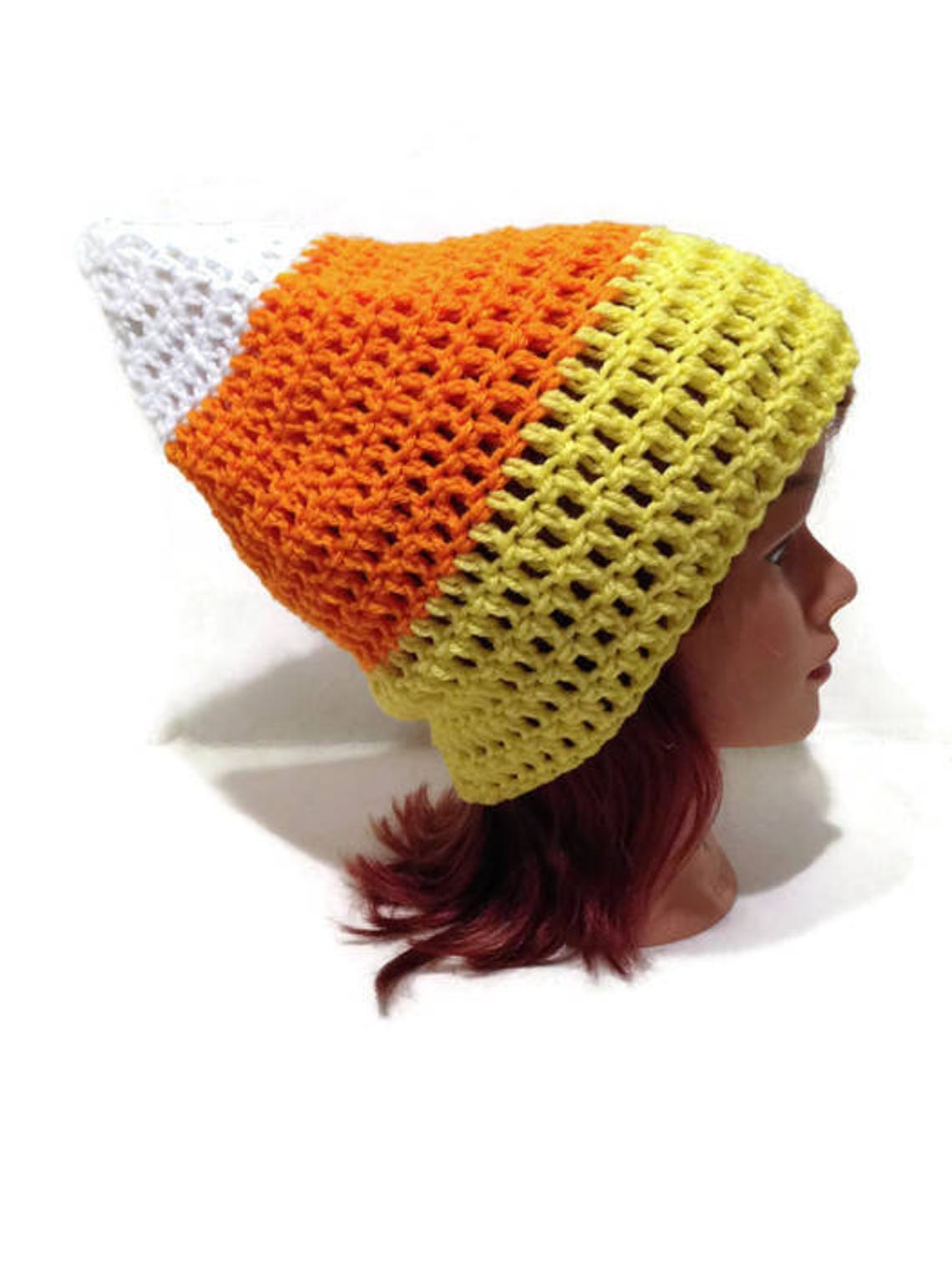 Candy Corn Hat Pattern, Halloween Crochet Pattern, Candy Crochet ...