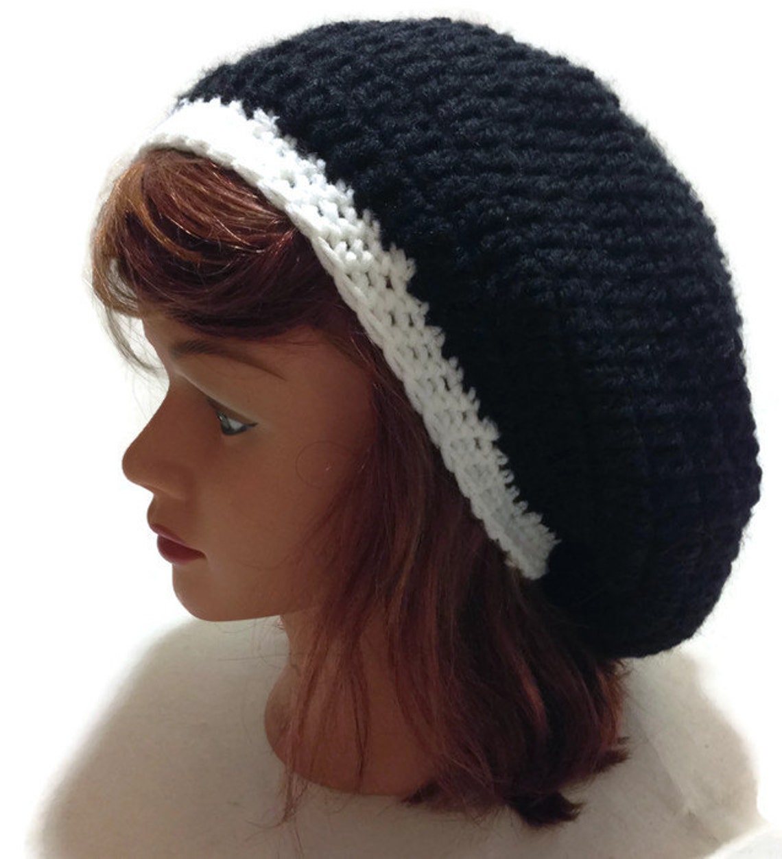 Skull Tam Slouchy Skull Hat Skeleton Beanie Crochet Slouchy Hat Skull ...