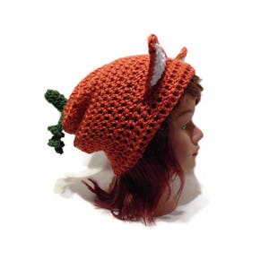 Pumpkin Cat, Orange Cat Hat, Pumpkin Spice Cat, Kawaii Hat, Cat Ears ...