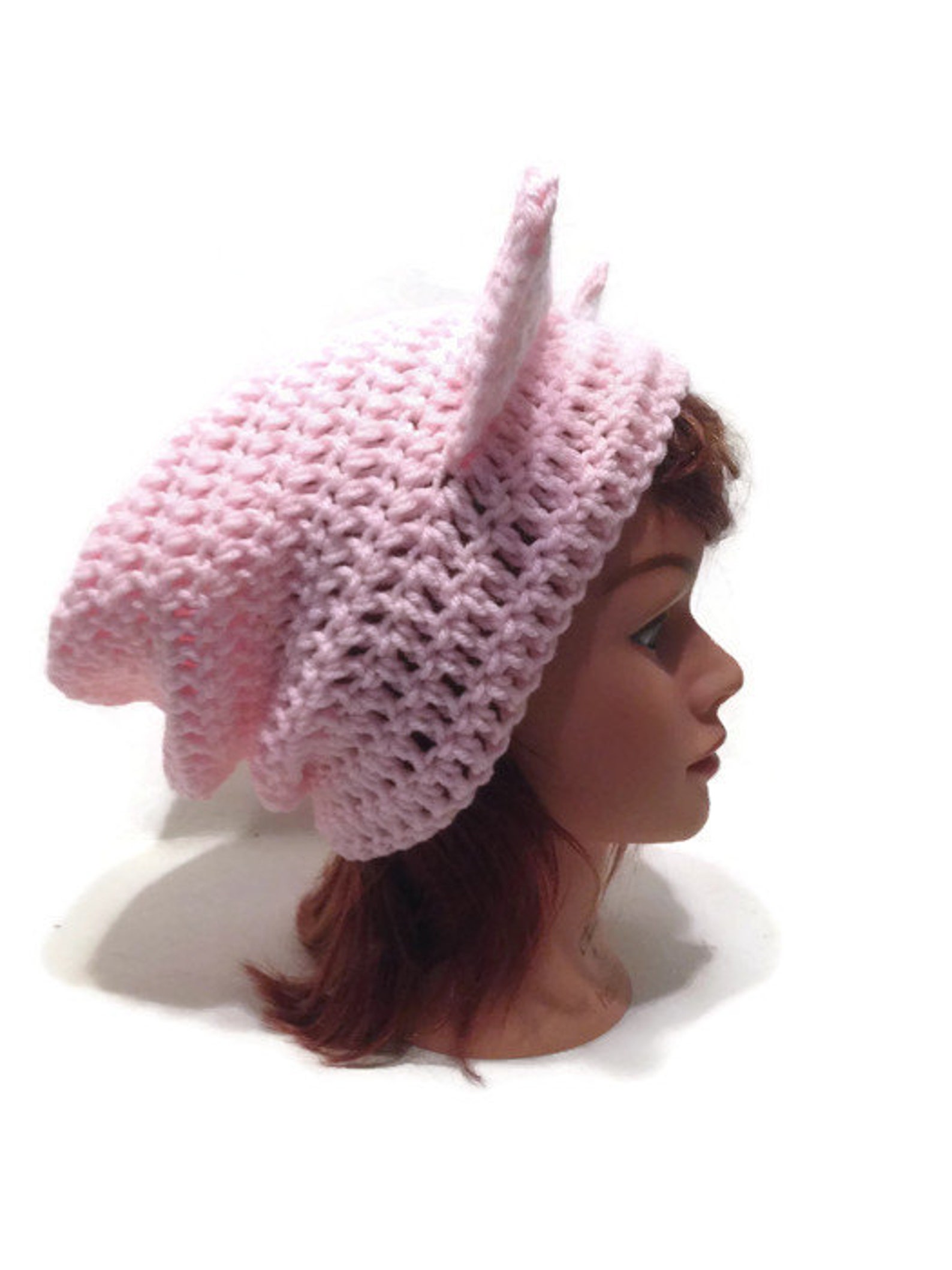 Pink Cat Hat Pink Cat Hat Pastel Pink Cat Hat Cat Ears - Etsy