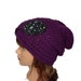 Purple Alien Hat, Galaxy Eyes Alien, Extraterrestrial Beanie, - Etsy