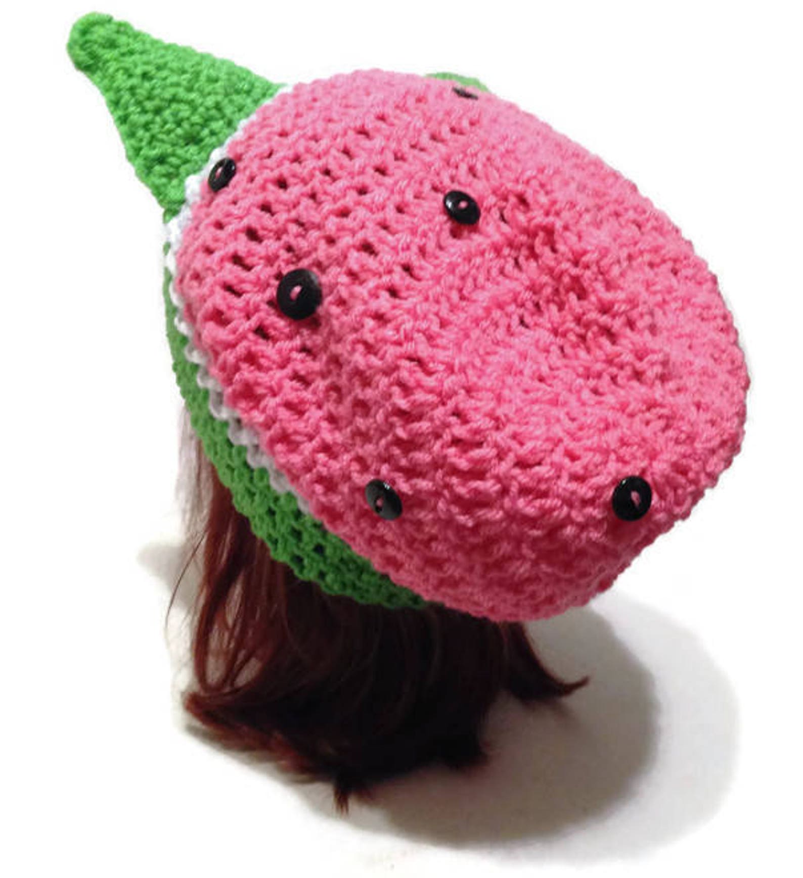 Watermelon Hat Watermelon Cat Cat Ears Kawaii Watermelon - Etsy